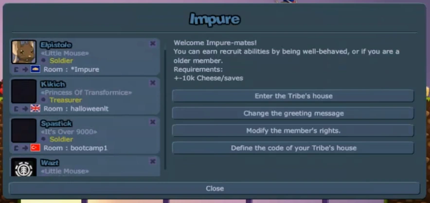 Tribe | Transformice Wiki | Fandom