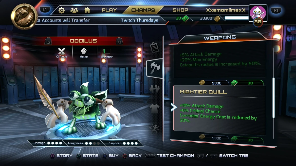 Mightier Quill | TransGalacticTournament Wikia | Fandom