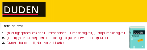 Transparenz-Definition | Transparenz Wiki | Fandom