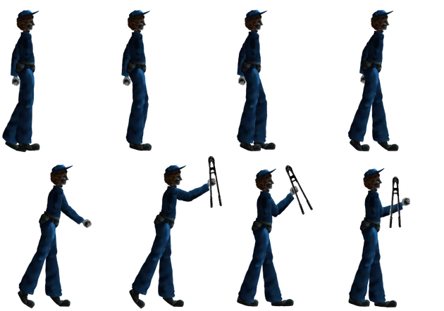 Main Character SpriteSheets | Trap Game Design Document Wiki | Fandom