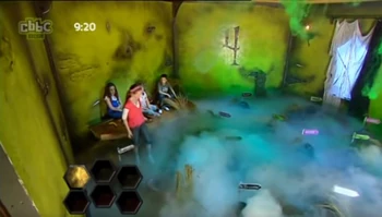 Exploding Toad in the Hole | Trapped! (game show) Wiki | Fandom