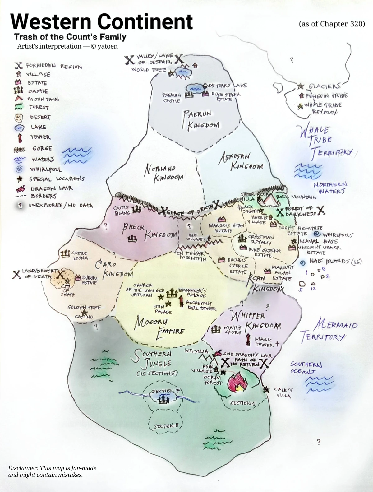 Western Continent | Lout of Count's Family Wiki | Fandom