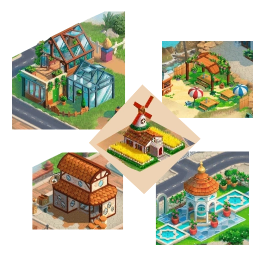 Buildings | Travel Town (Mobile Game) Wiki | Fandom