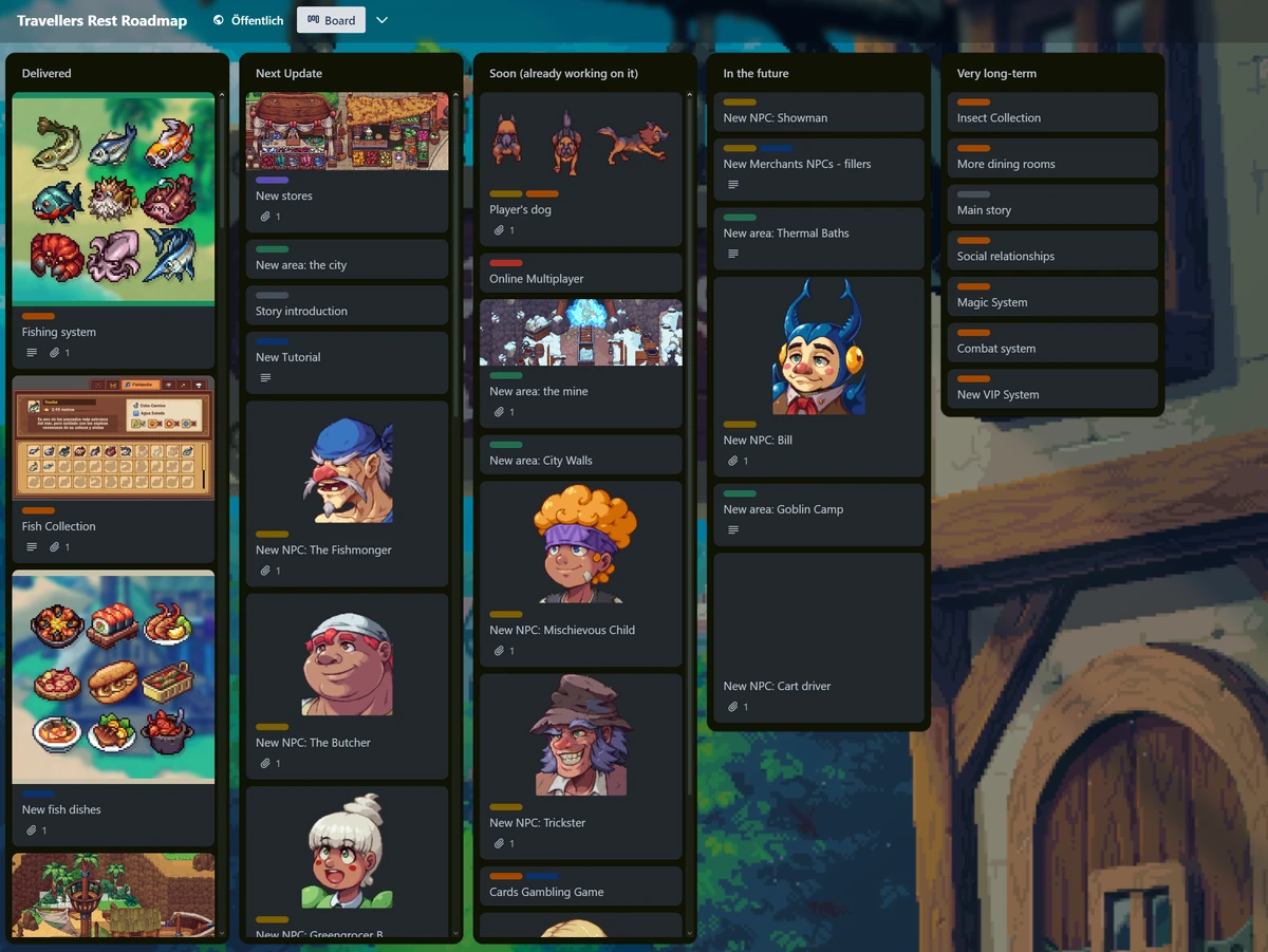 Roadmap | Travellers Rest Wiki | Fandom