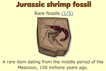 Jurassic shrimp fossil | Treasure Madness Wiki | Fandom