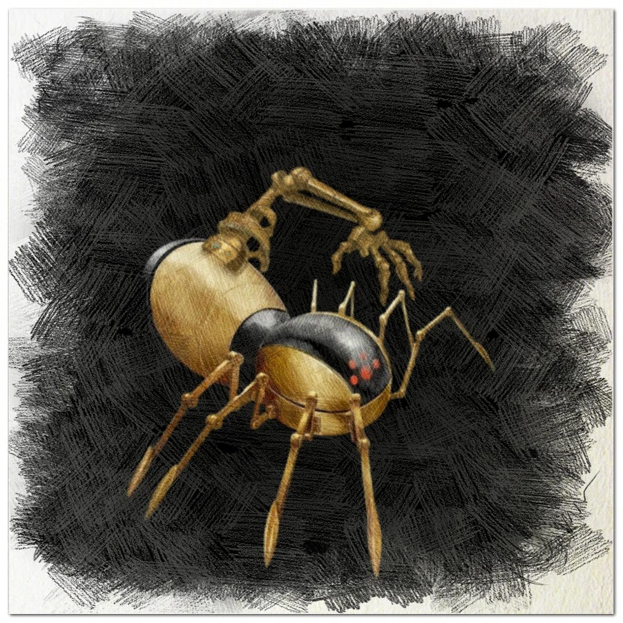 Clockwork arachnid autoyeeter | Trebura Wiki | Fandom