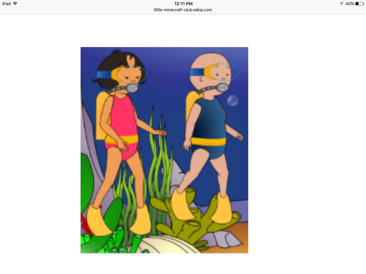 Caillou- take a dive | Treehouse fanon Wikia | Fandom