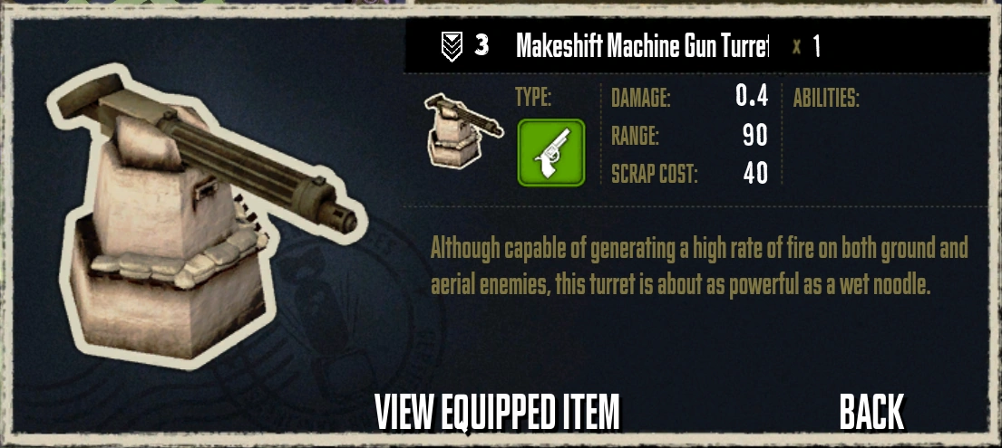 Makeshift Machine Gun Turret | Iron Brigade Wiki | Fandom