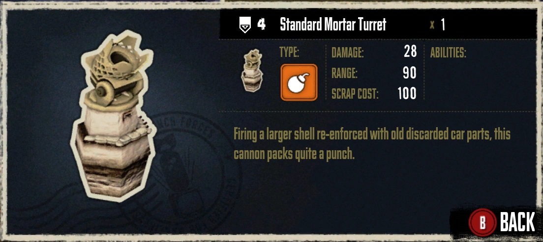 Standard Mortar Turret | Iron Brigade Wiki | Fandom