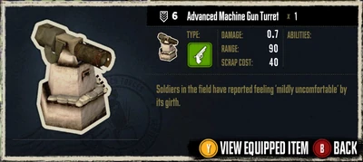 Advanced Machine Gun Turret | Iron Brigade Wiki | Fandom