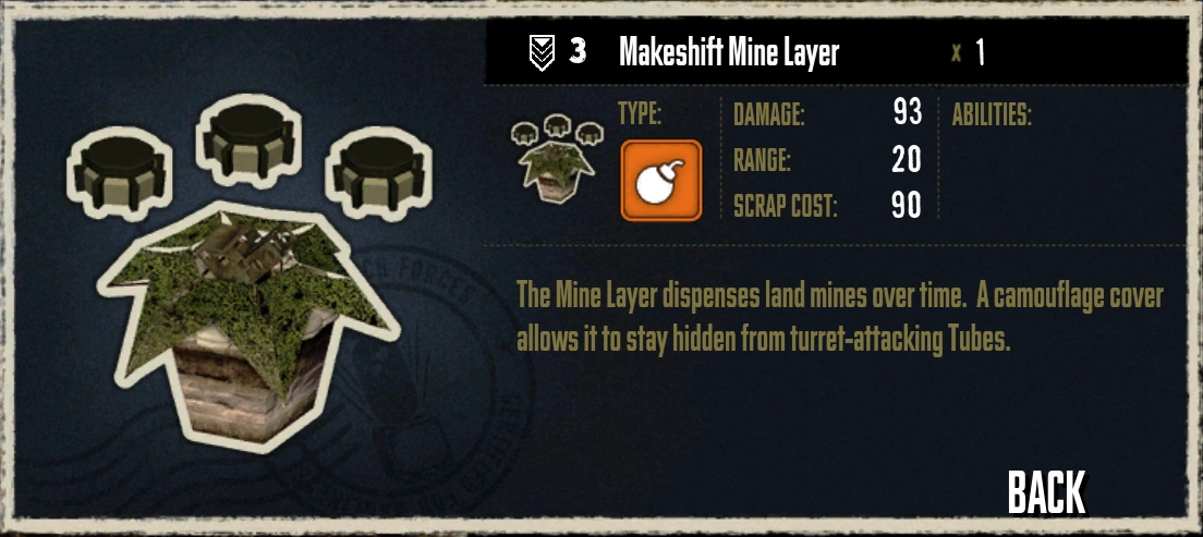 Makeshift Mine Layer | Iron Brigade Wiki | Fandom