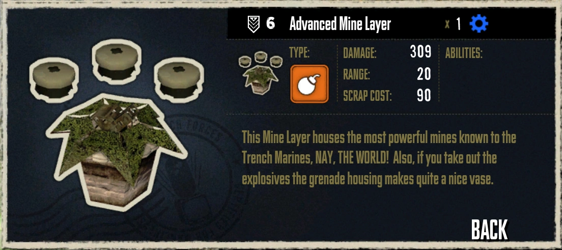 Advanced Mine Layer | Iron Brigade Wiki | Fandom