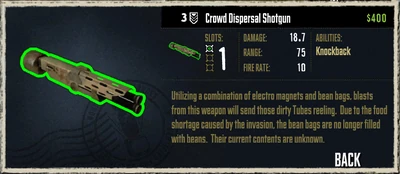 Crowd Dispersal Shotgun | Iron Brigade Wiki | Fandom
