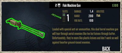 Flak Machine Gun | Iron Brigade Wiki | Fandom