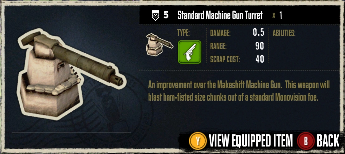Standard Machine Gun Turret | Iron Brigade Wiki | Fandom