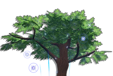 how to draw a yew tree