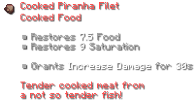 Cooked Piranha Filet | Trickshot Wiki | Fandom