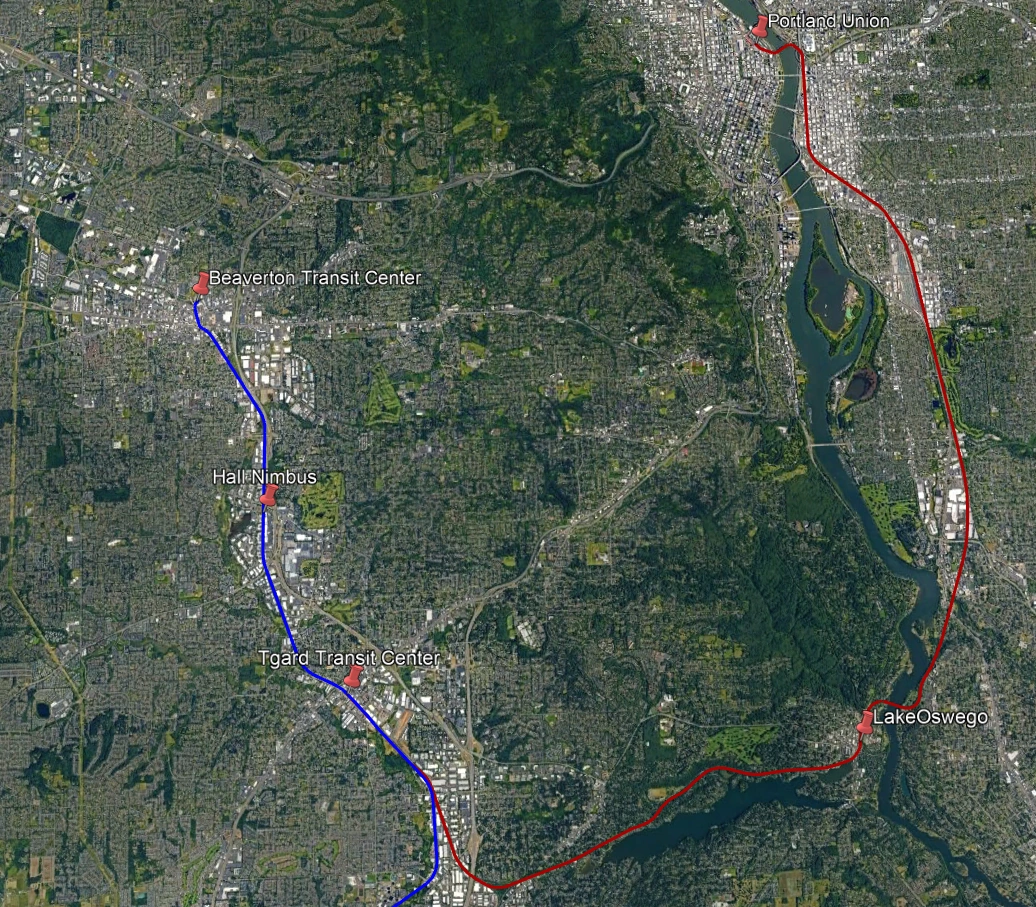 What If: WES Commuter Rail Portland Line | TriMet Trivia, Concepts, And ...