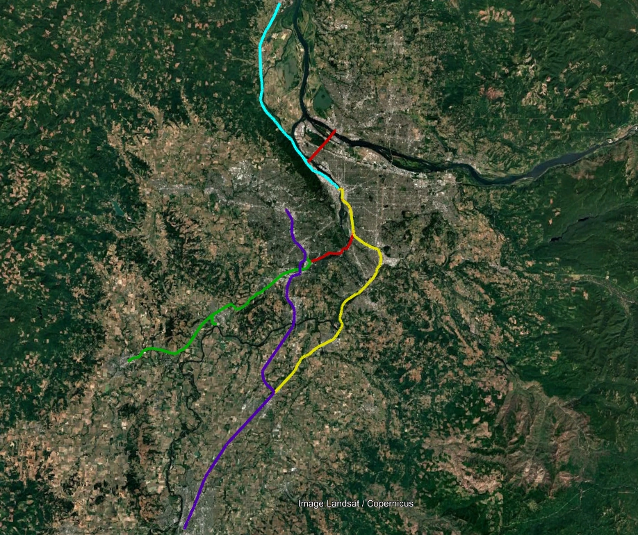 What If: Multi Line WES Commuter Rail System | TriMet Trivia, Concepts ...