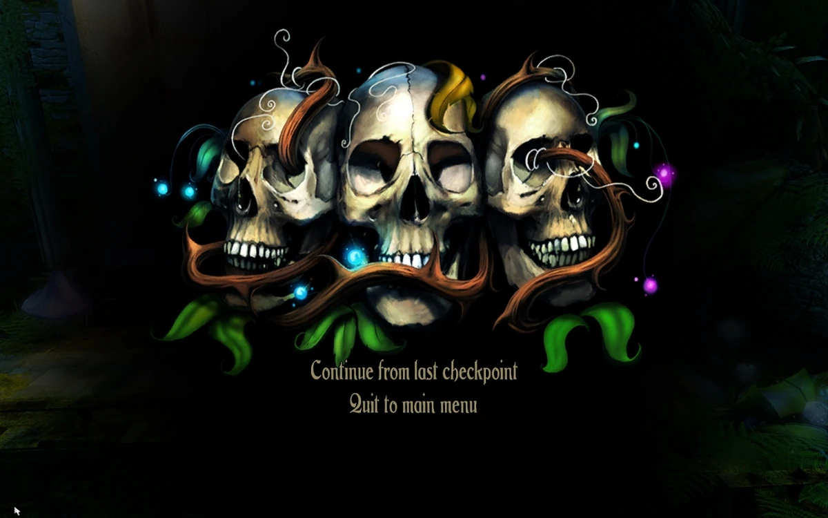 Game Over Menu | Trine Wiki | Fandom