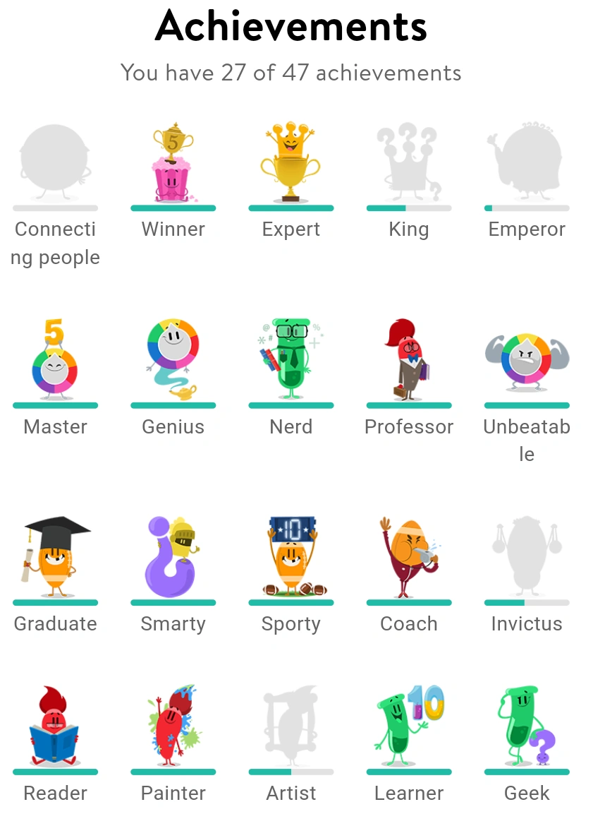 Achievements | Trivia-Crack Wiki | Fandom