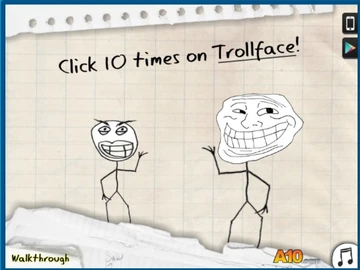 how to draw troll face quest