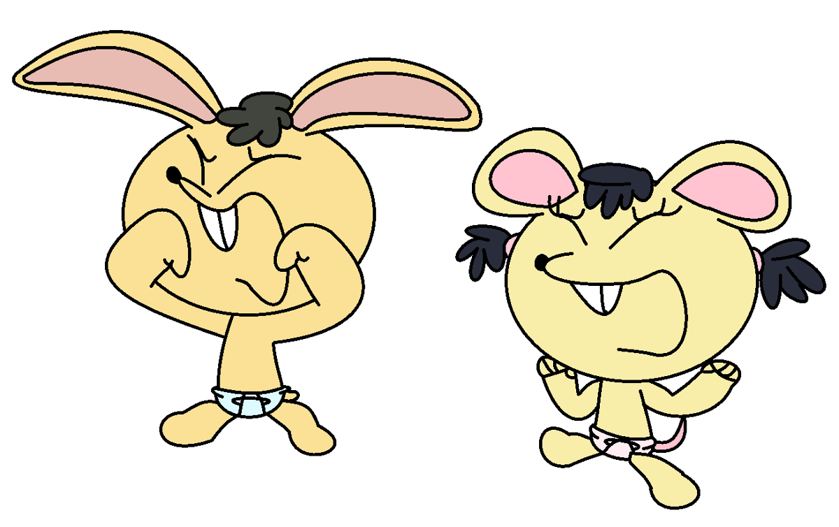 Babies Crying Troll Rabbit and Mouse | Trolls Screenshot Vector TV Show ...