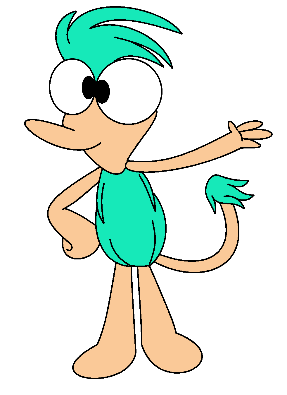 Larry The Blue Troll | Trolls TV Channel Vector Screenshot Wiki | Fandom