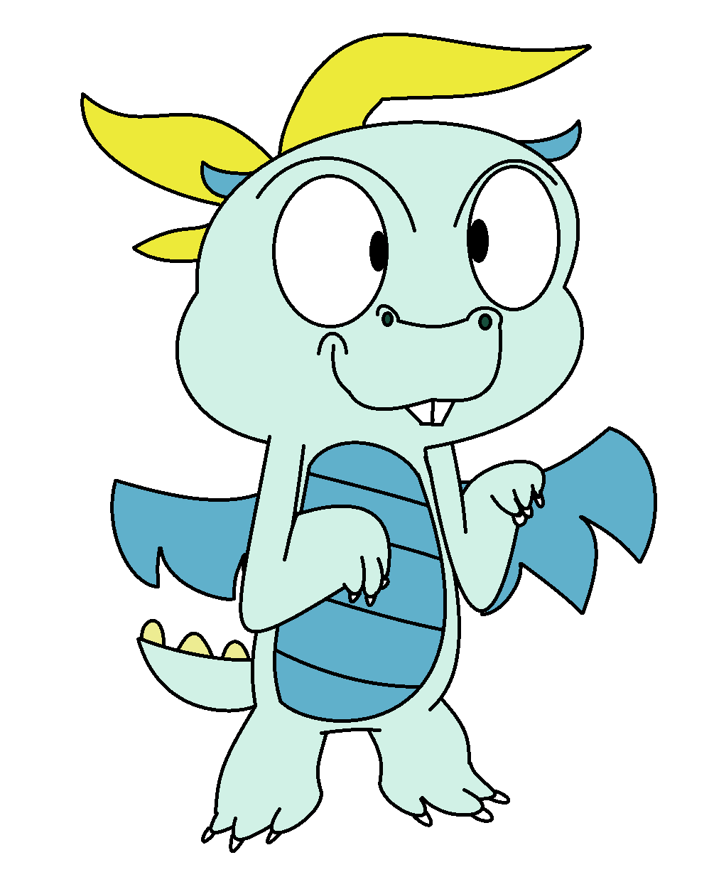 Max The Dragon Troll | Trolls TV Channel Vector Screenshot Wiki | Fandom