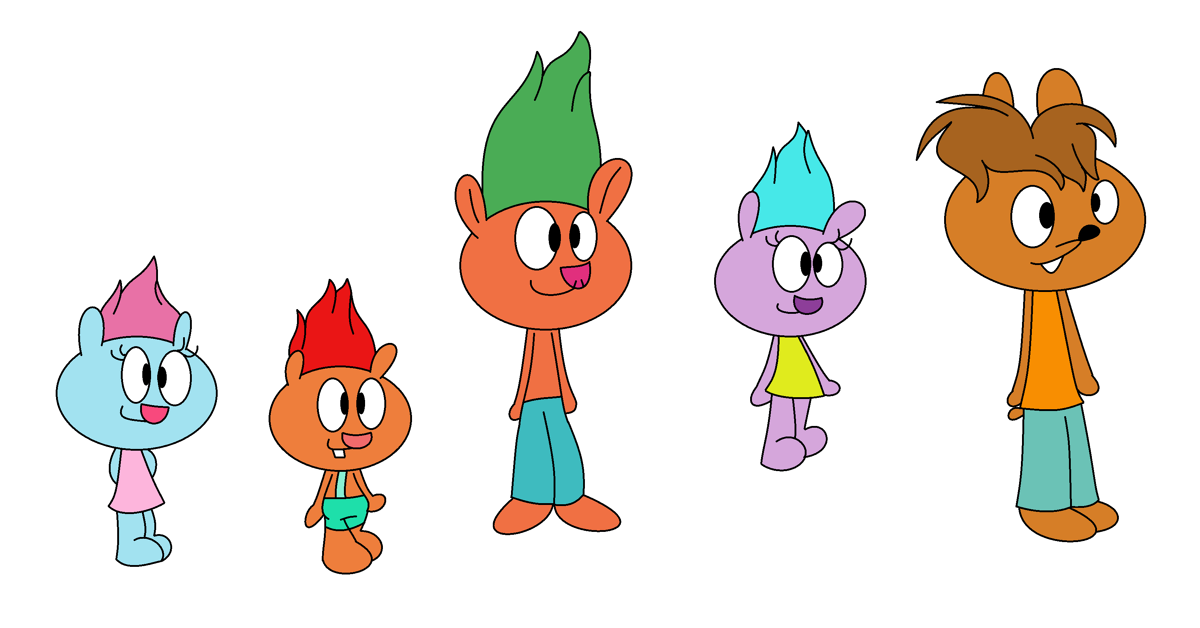 Trolls Duck and Rabbit | Trolls TV Channel Vector Screenshot Wiki | Fandom