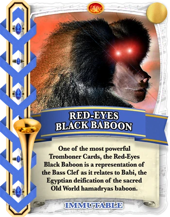 Red-Eyes Black Baboon | Trombone Champ Wiki | Fandom