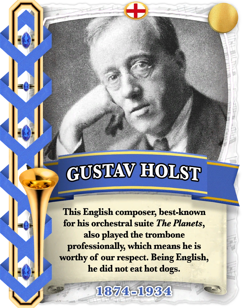 Gustav Holst | Trombone Champ Wiki | Fandom