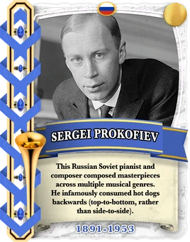 Sergei Prokofiev | Trombone Champ Wiki | Fandom