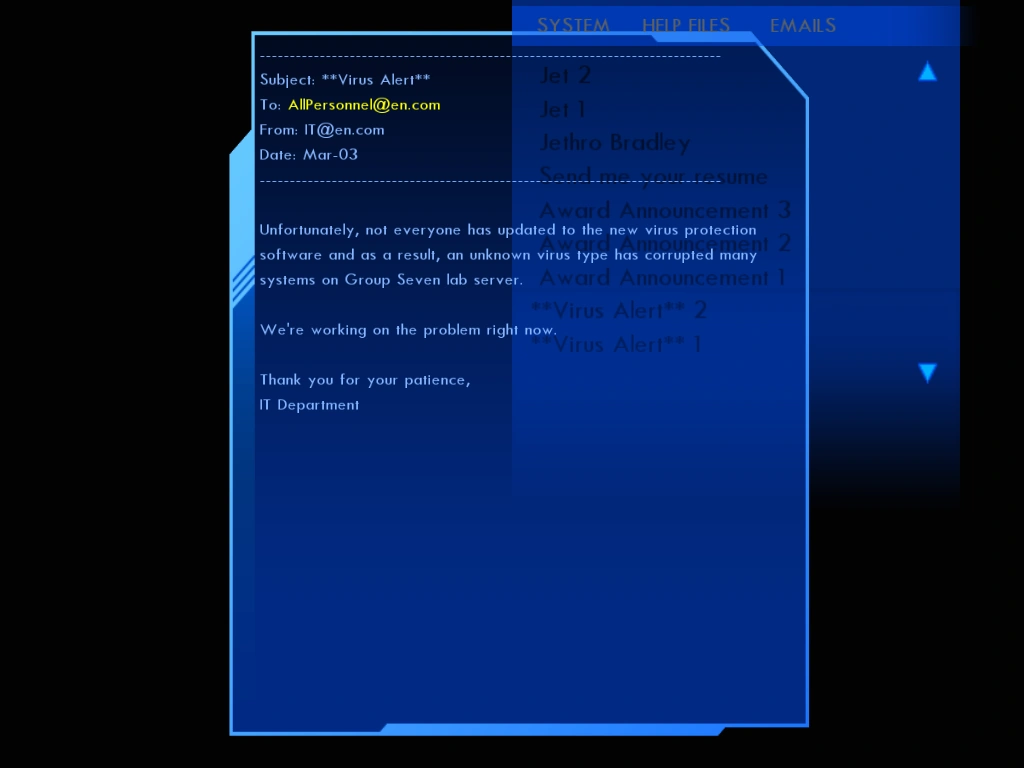 Virus Alert 1 | Tron Wiki | Fandom