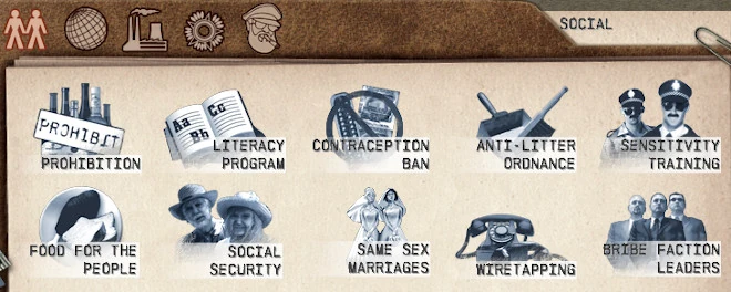 Edicts (Tropico 3)/Social | Tropico Wiki | Fandom