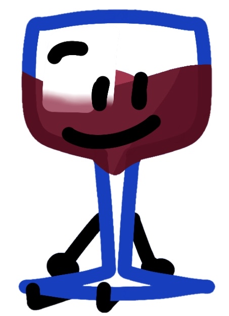 Character: Wine Glass | TROS ( The Random Objects Show) Wiki | Fandom
