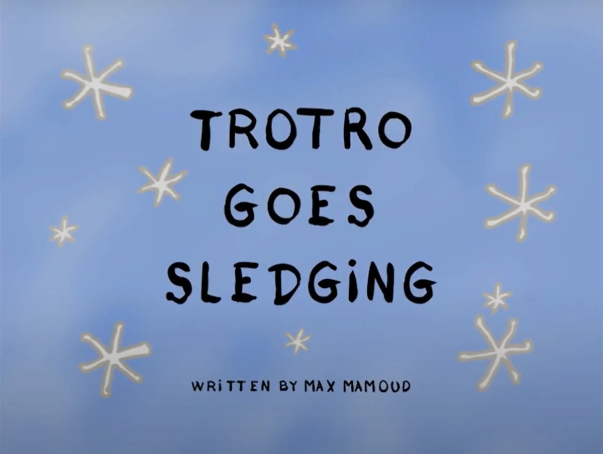 Trotro Goes Sledging | Trotro 2004 Wiki | Fandom