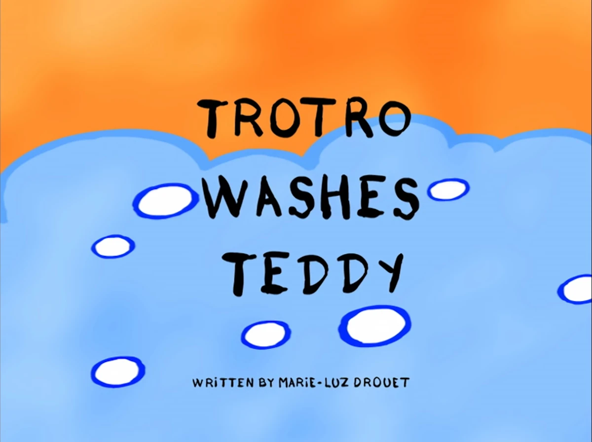 Trotro Washes Teddy | Trotro 2004 Wiki | Fandom
