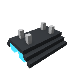 Blue Neon Lamp Straight Section | Trove Wiki | Fandom