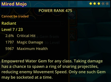 Empowered Gem/Mired Mojo | Trove Wiki | Fandom