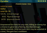 Empowered Gem/Pyrodisc | Trove Wiki | Fandom