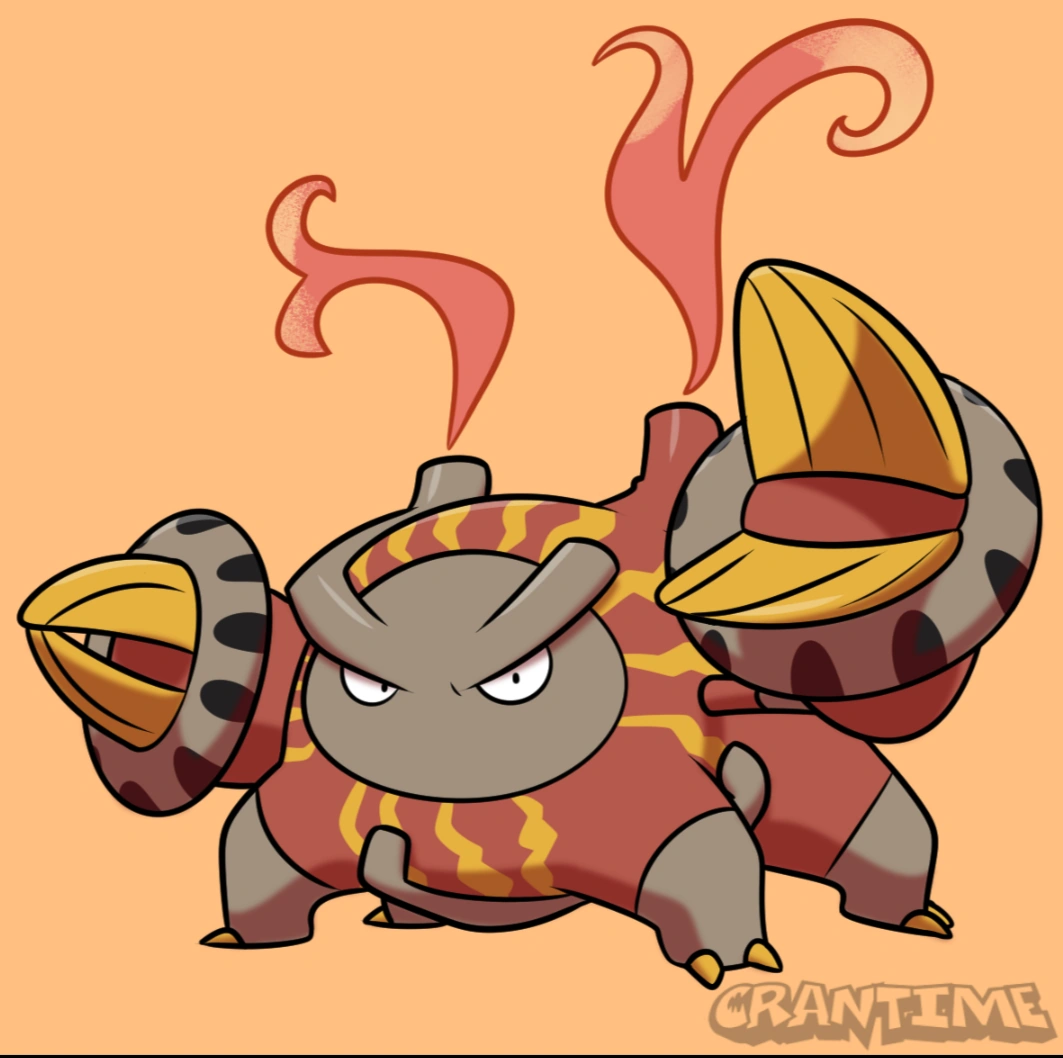 Carcinized Heatmor | Truly Ultimate Pokédex Wiki | Fandom