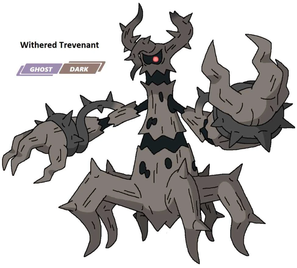 Withered Trevenant | Truly Ultimate Pokédex Wiki | Fandom