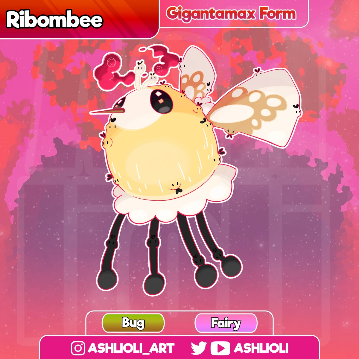 Gigantamax Ribombee | Truly Ultimate Pokédex Wiki | Fandom