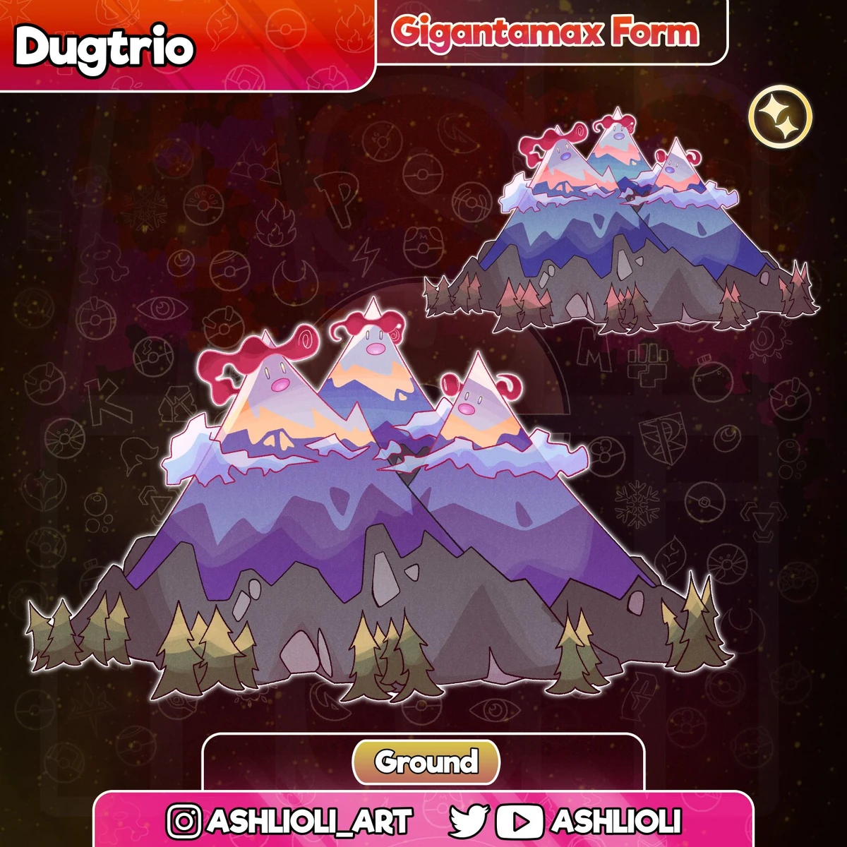 Gigantamax Kantonian Dugtrio | Truly Ultimate Pokédex Wiki | Fandom