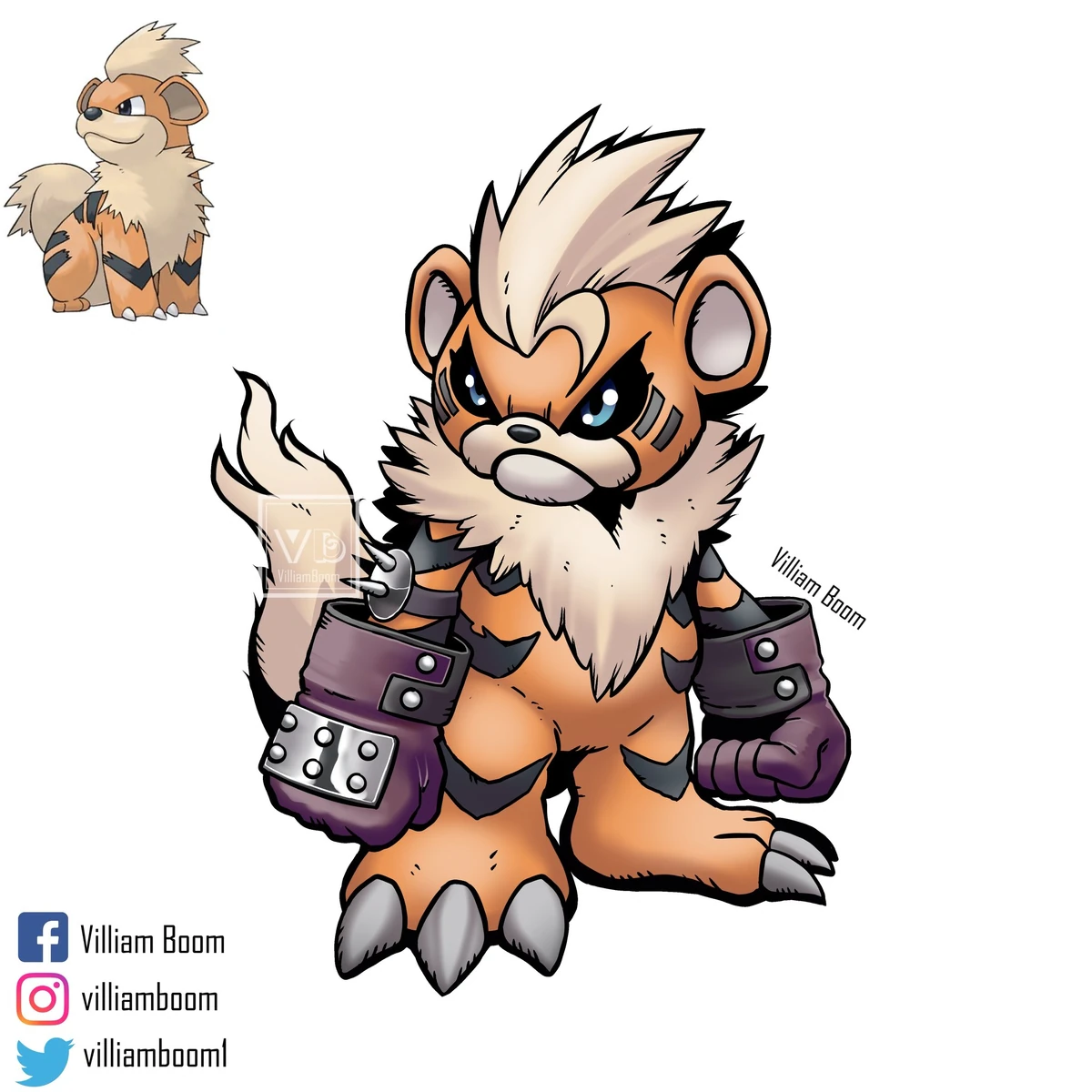 Growlimon | Truly Ultimate Pokédex Wiki | Fandom