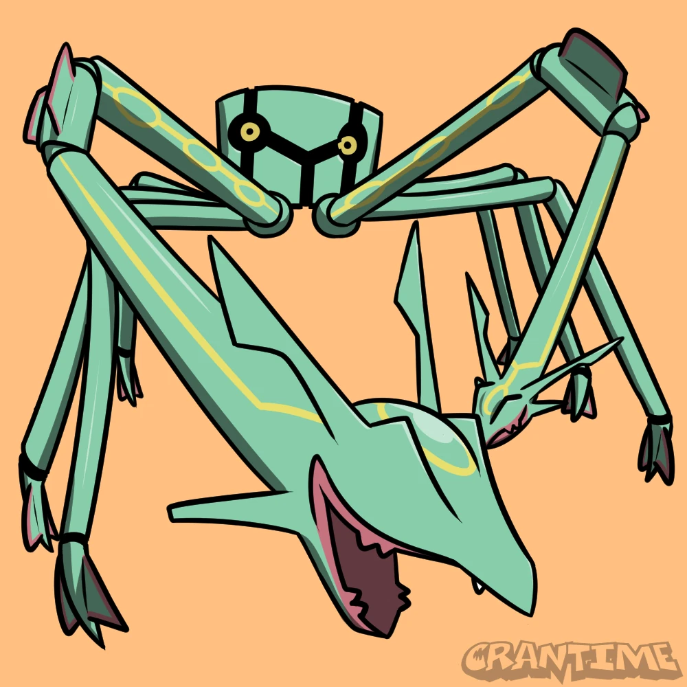 Carcinized Rayquaza | Truly Ultimate Pokédex Wiki | Fandom