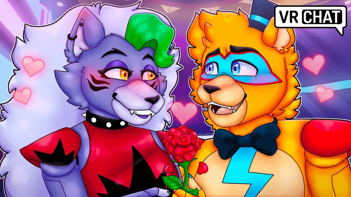 Glamrock Freddy and Roxanne Wolf | TSBS Wiki | Fandom