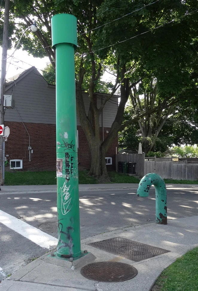 Passive Methane Ventilation Pipes | Toronto Street Furniture Database ...