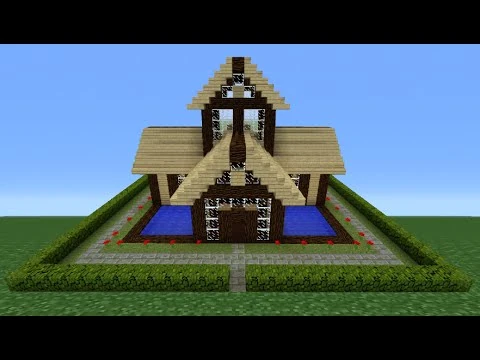 Minecraft Tutorial: How To Make A Wooden House - 8 | Tsmc-minecraft ...